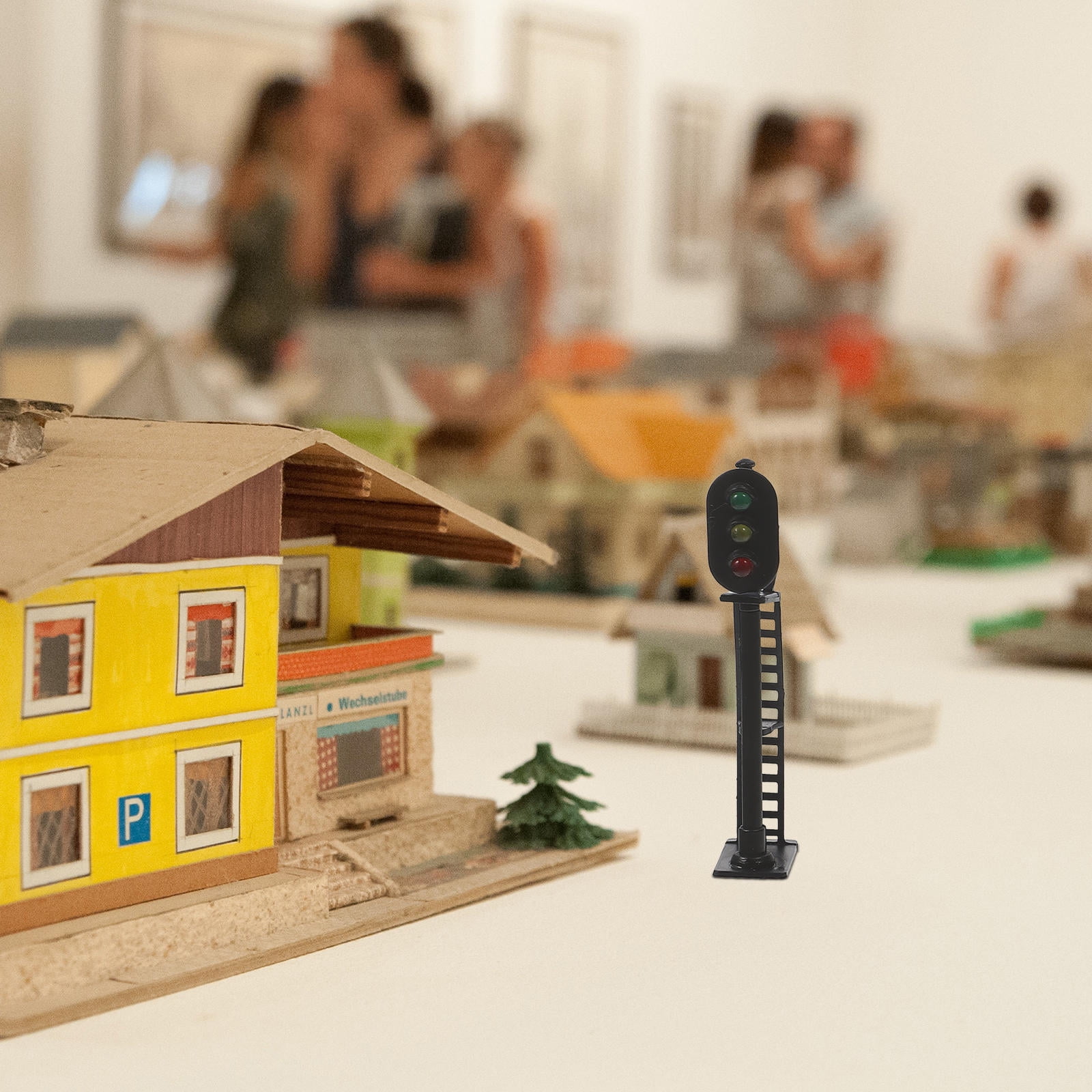 HEMOTON Miniature Traffic Light Railroad Architectural Model Diy Supply ...