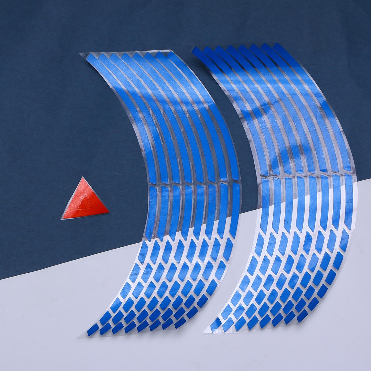 HEMOTON Motorcycle Wheel Decal Rim Decals Hub Decorative Strip Blue ...