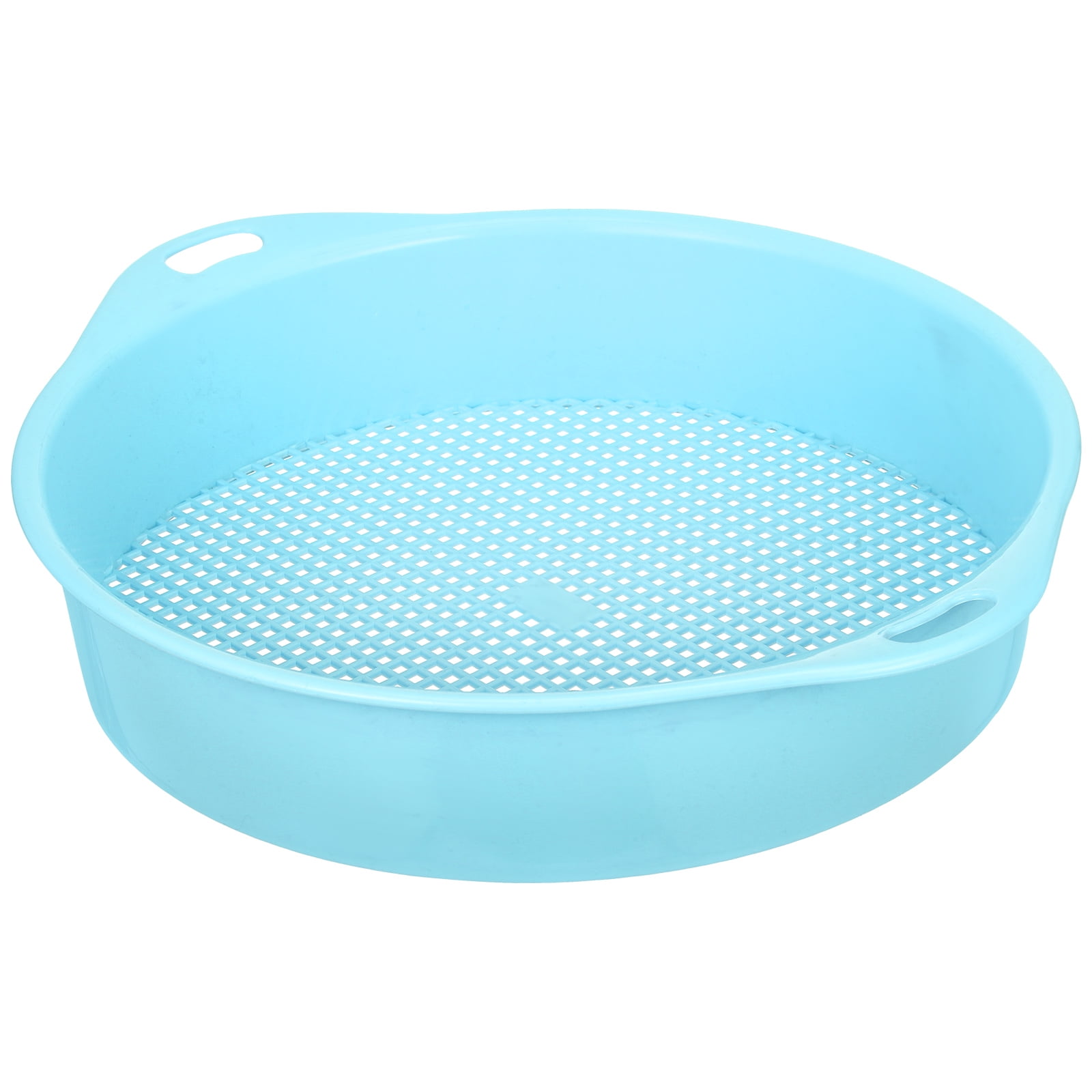 SOPOTUTU Garden Sifting Pan with Plastic Mesh for Soil, Rock, and ...