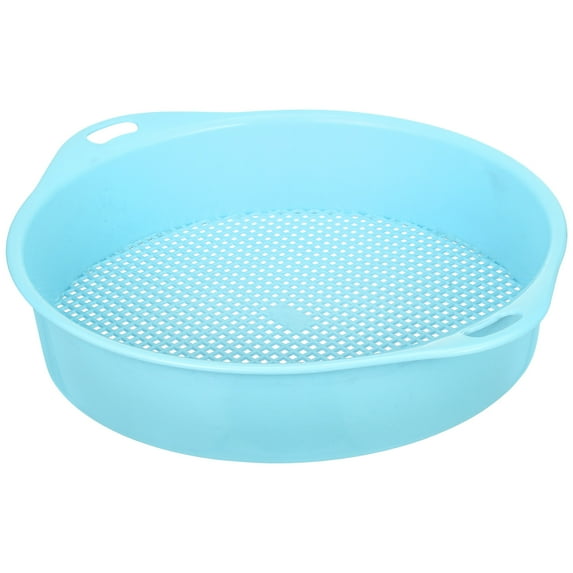 SOPOTUTU Garden Sifting Pan with Plastic Mesh for Soil, Rock, and ...