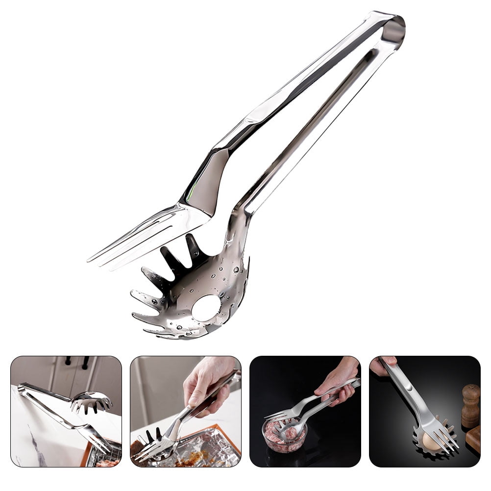 HEMOTON Stainless Steel Grill Tong for Home Use and Easy to Clean with ...