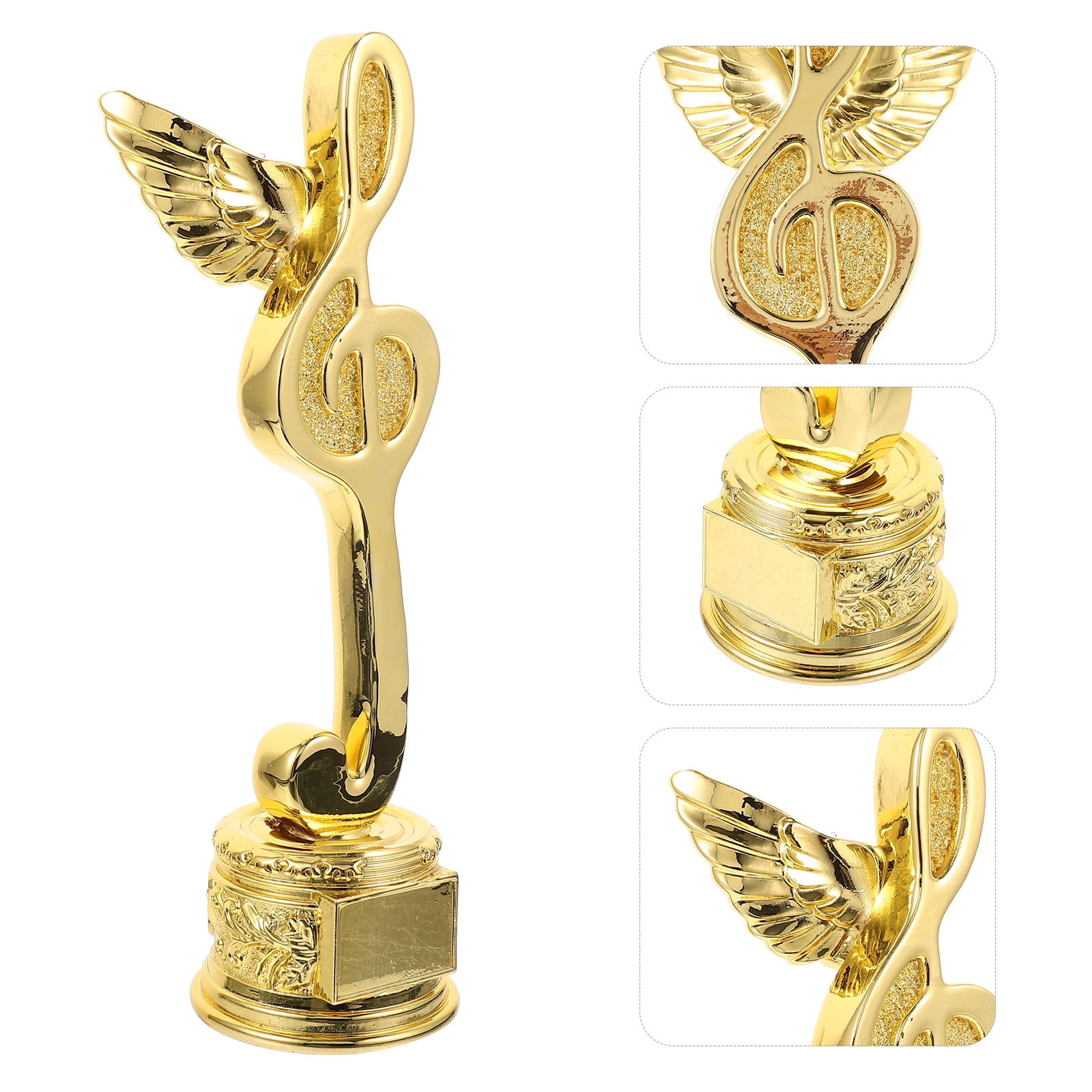 HEMOTON Music Note Statue Commemorative Trophy Prop Student - Walmart.com
