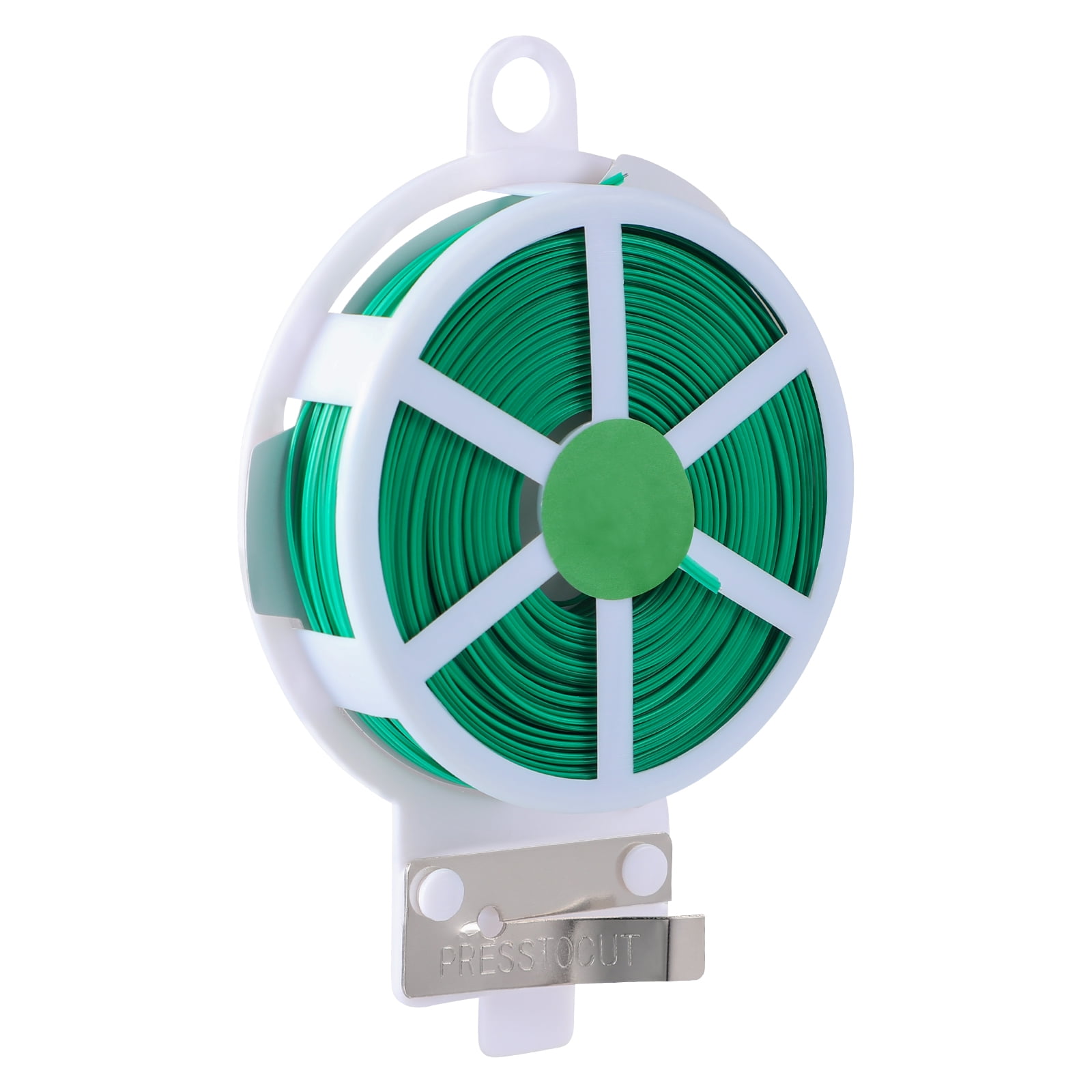 HEMOTON OUNONA 50m Plastic Coated Iron Wire Ties Garderning Wrap Cable ...