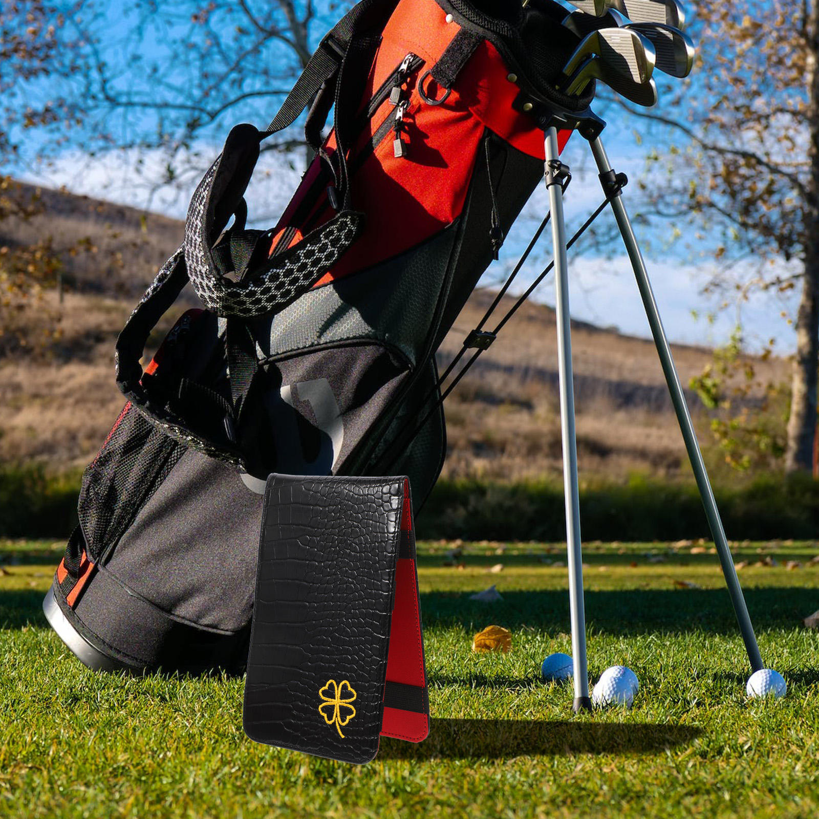 HEMOTON Outdoor Golf Score Scoring Book Scorecard Holder Flip-open ...