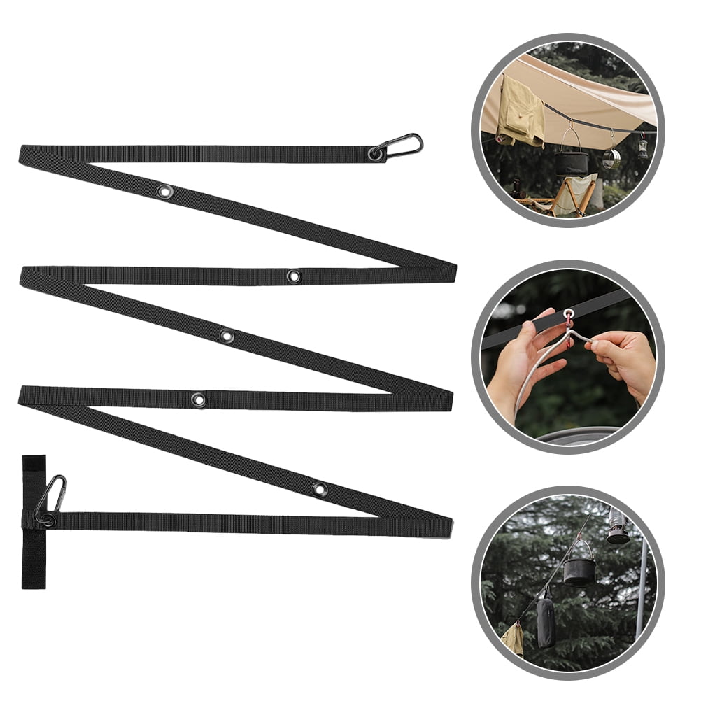 HEMOTON Outdoor Tent Lanyard Clothes Line Clothesline Camper Travel ...