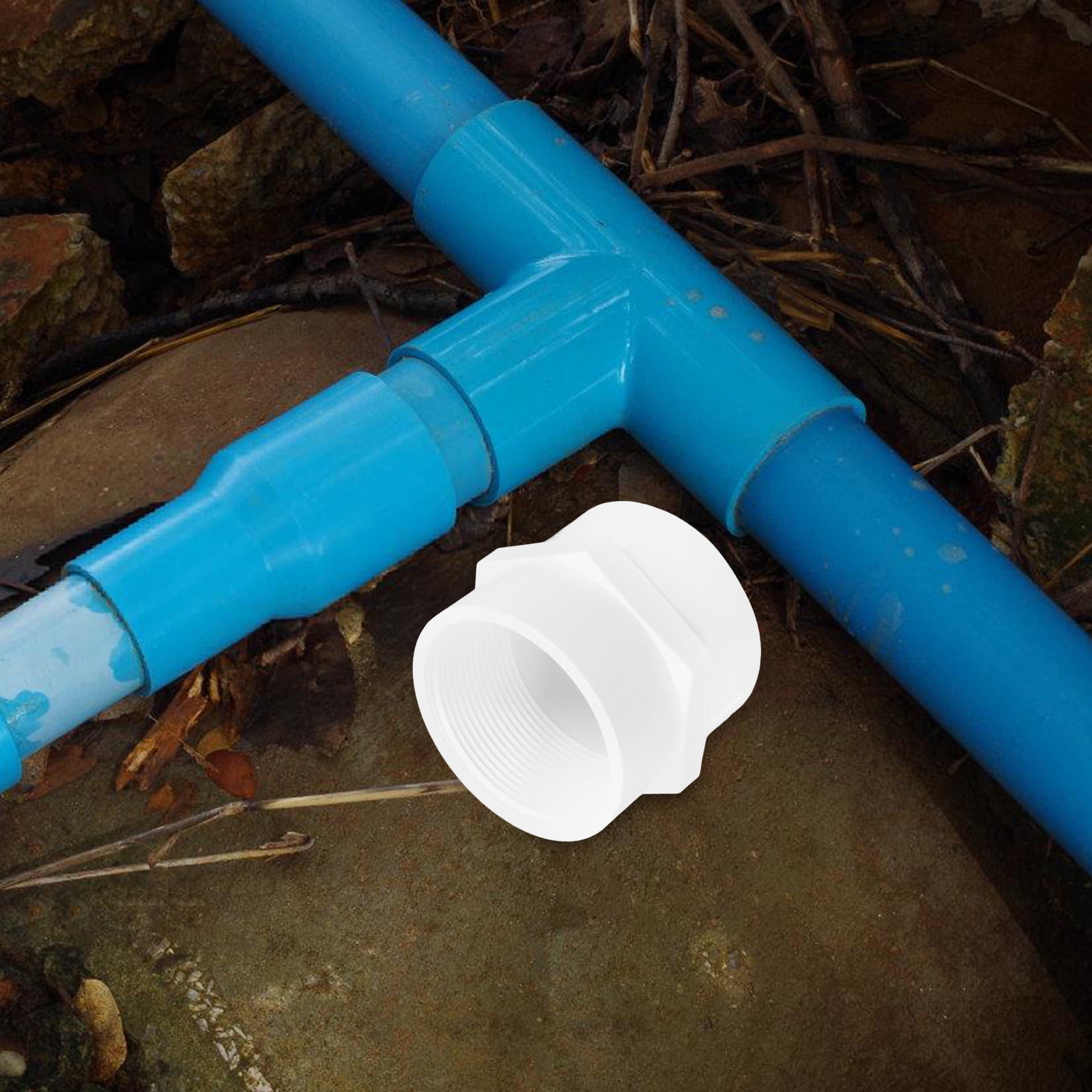 HEMOTON PVC Pipe Coupling for Water Line with Construction and LeakFree ...