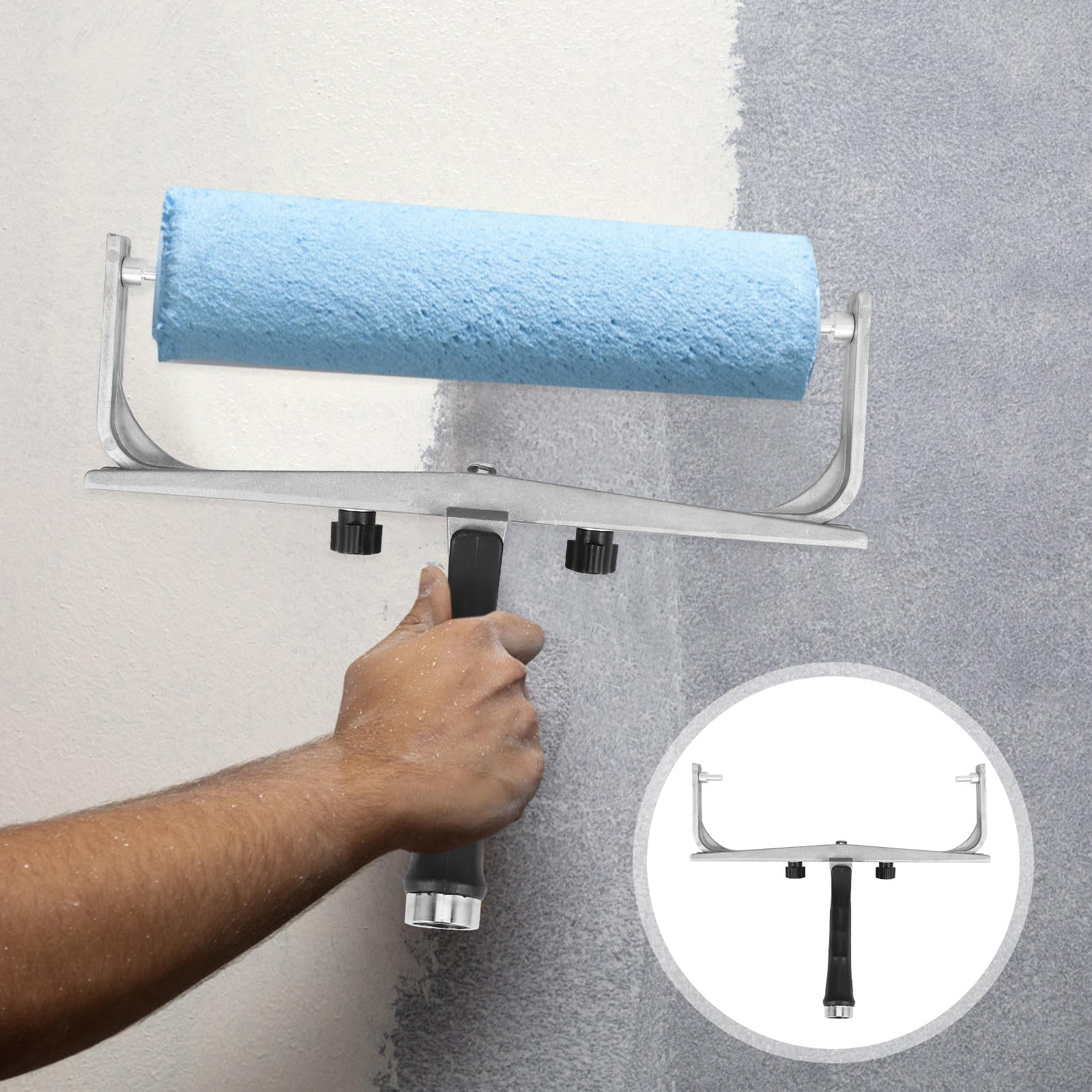 HEMOTON Paint Roller Grip Frame Painting Supplies for Walls Brush ...