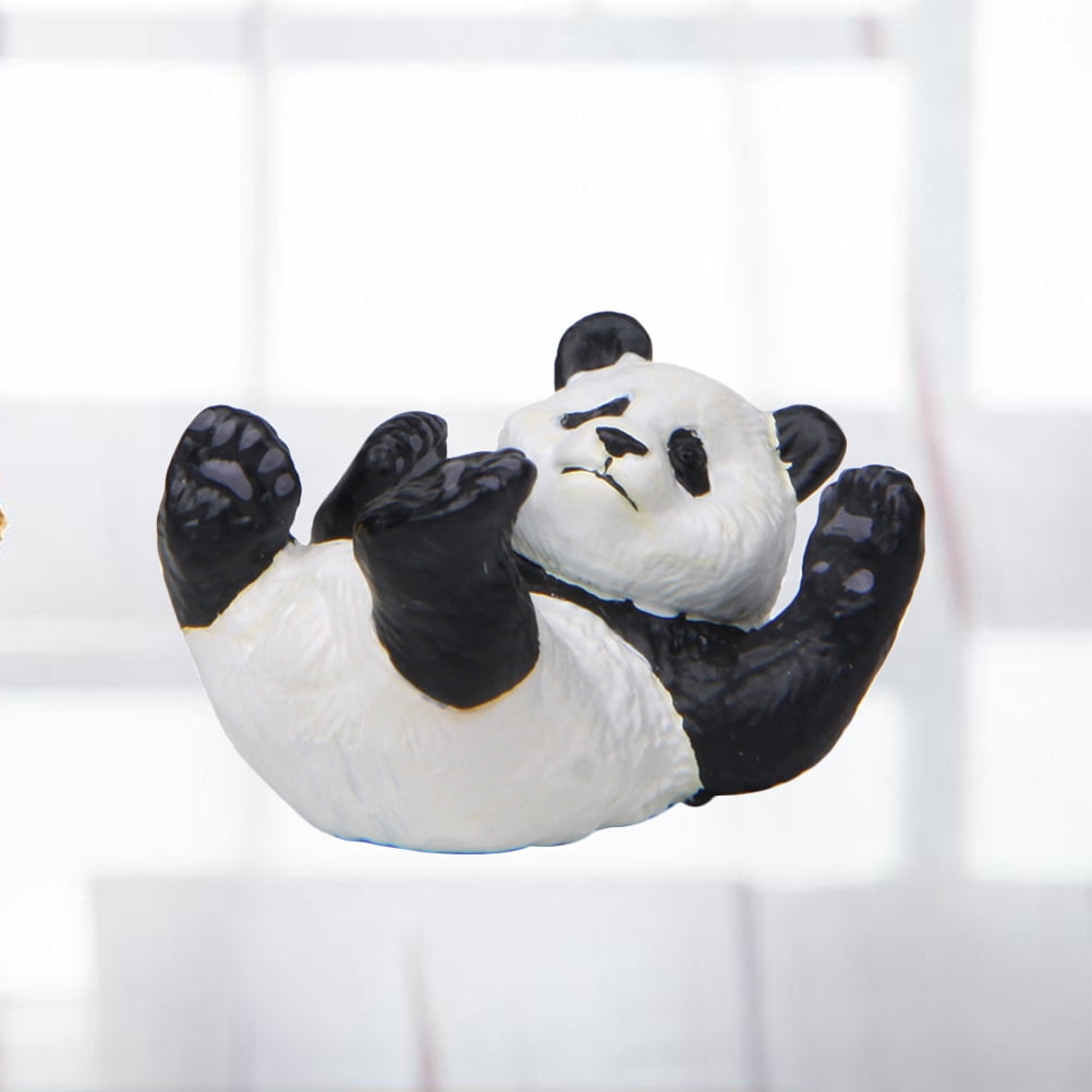 HEMOTON Panda DIY Craft Decor Mini House Miniature Critters Animals ...