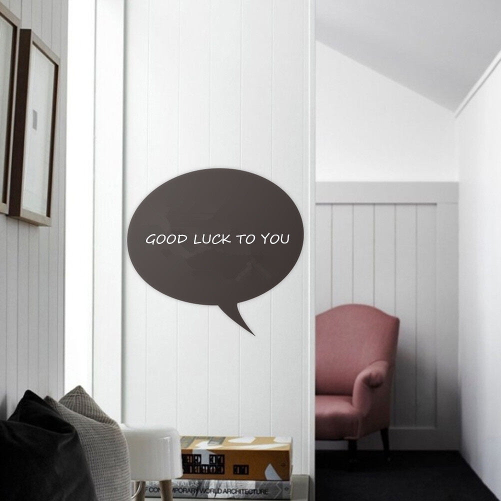 HEMOTON Peel and Stick Instant Chalkboard Round Wall Decal Chalkboard ...