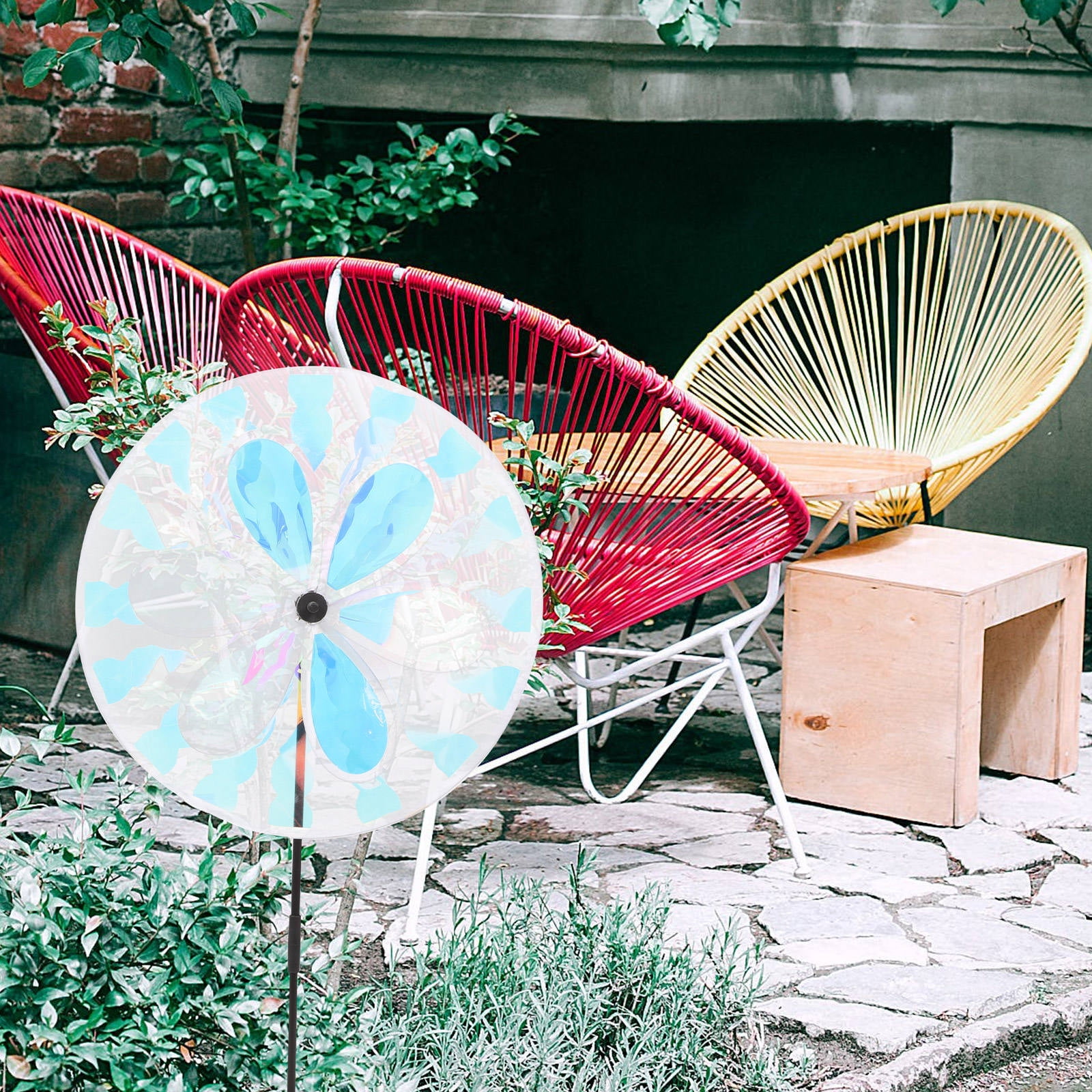 HEMOTON Performing Windmill Props Yard Windmill Decor Pinwheel ...