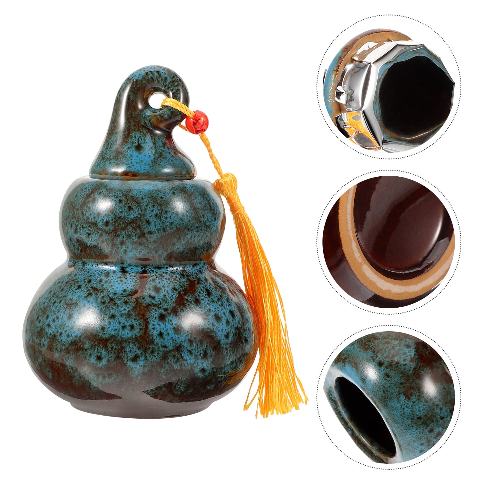 HEMOTON Pets Urn Cinerary Casket Memorial Cremated Jar Small Cat Ashes ...