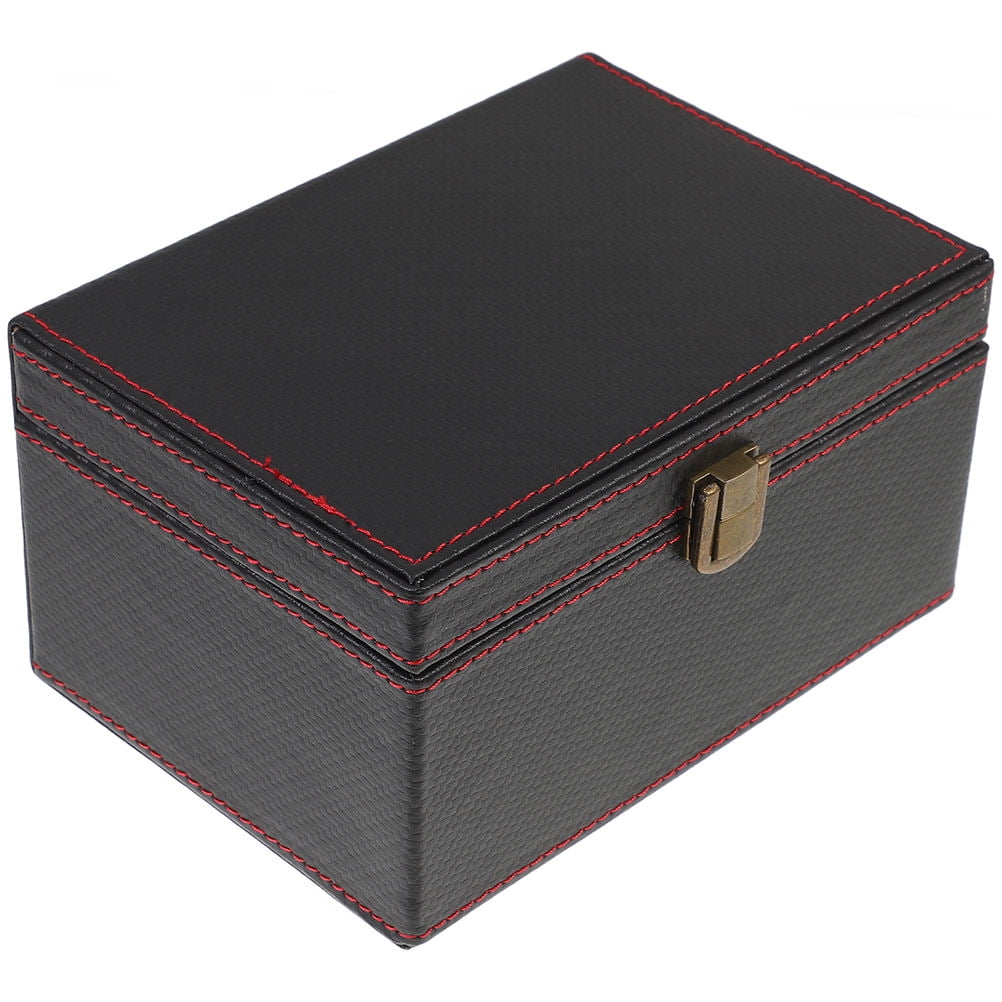 SOPOTUTU Faraday Box for Car Keys with Carbon Fiber PU Large Storage ...
