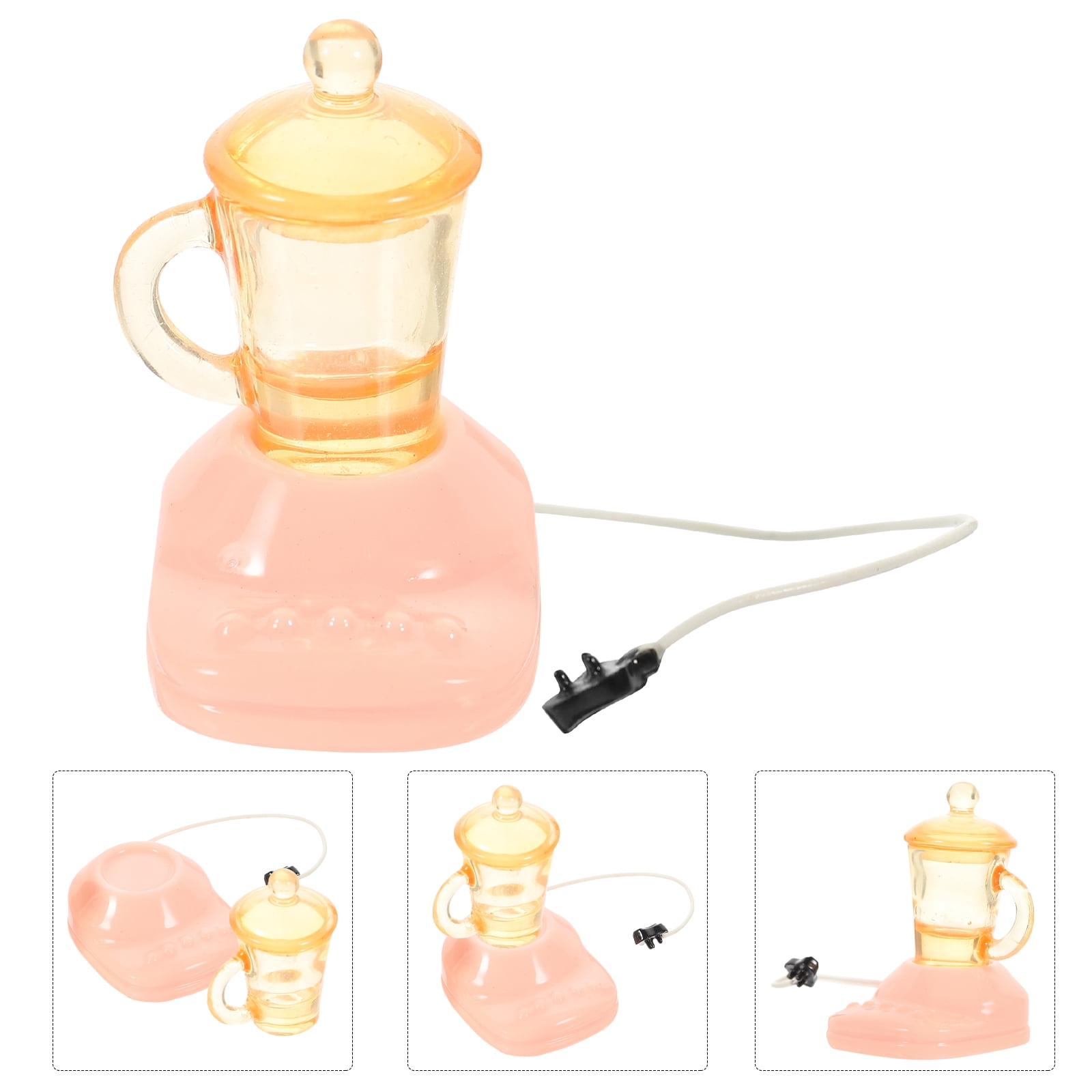 HEMOTON Pink Resin Mini Juice Extractor for Decor Realistic Doll House ...