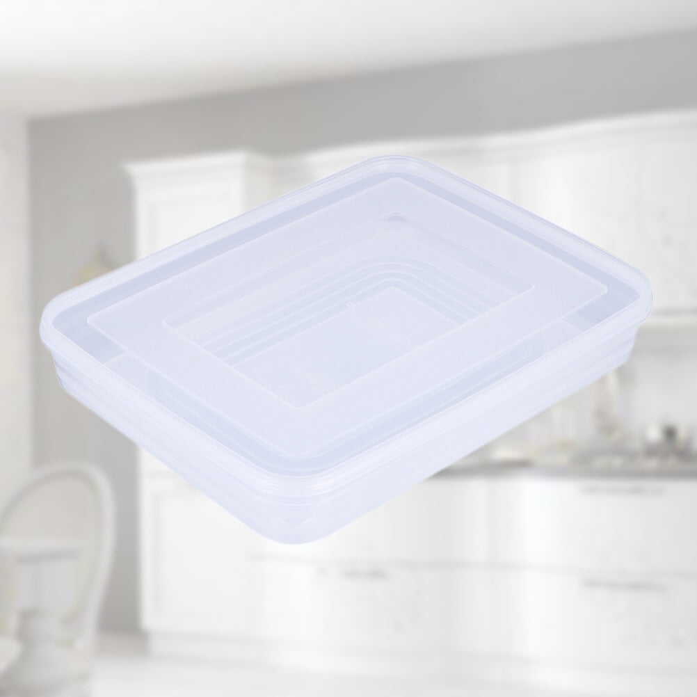 HEMOTON Plastic Food Storage Boxes Dumpling Buns Reusable Meal Prep ...