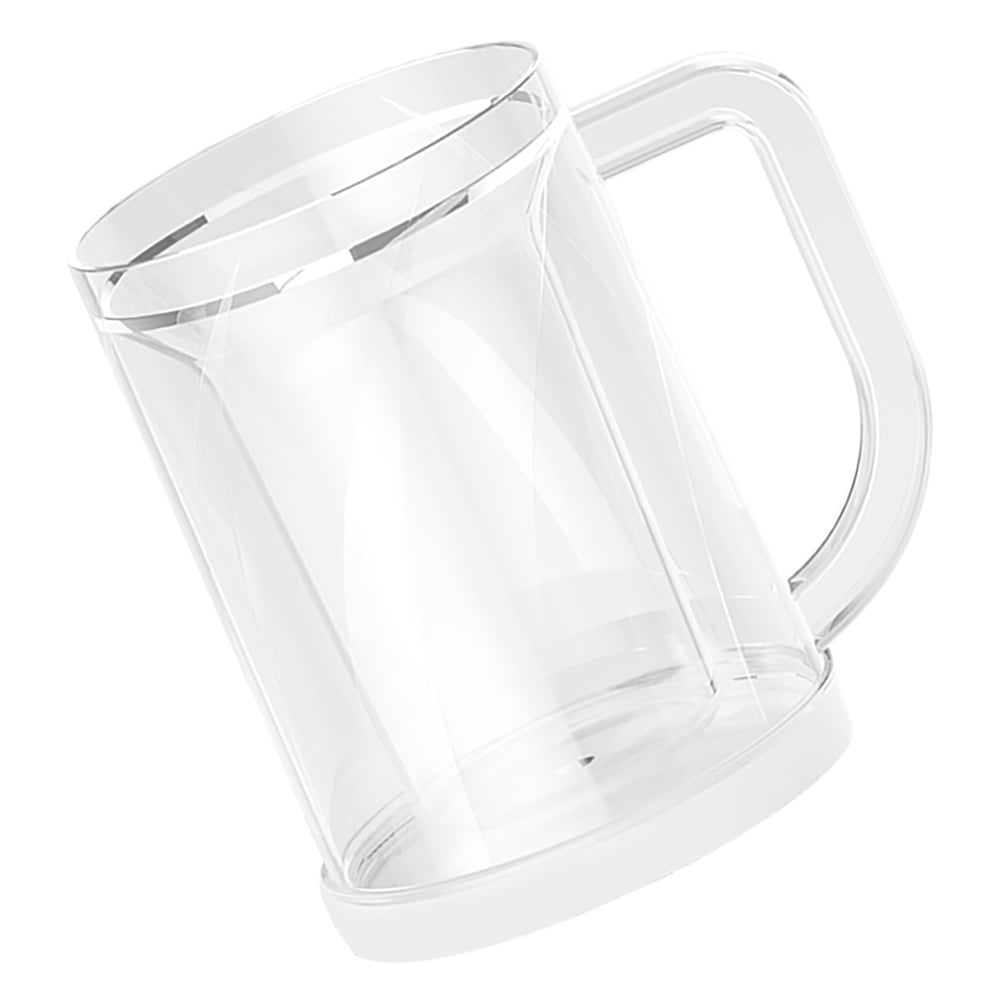 HEMOTON Plastic Mug With Handle 1Set Cylindrical For Freezer Use And ...