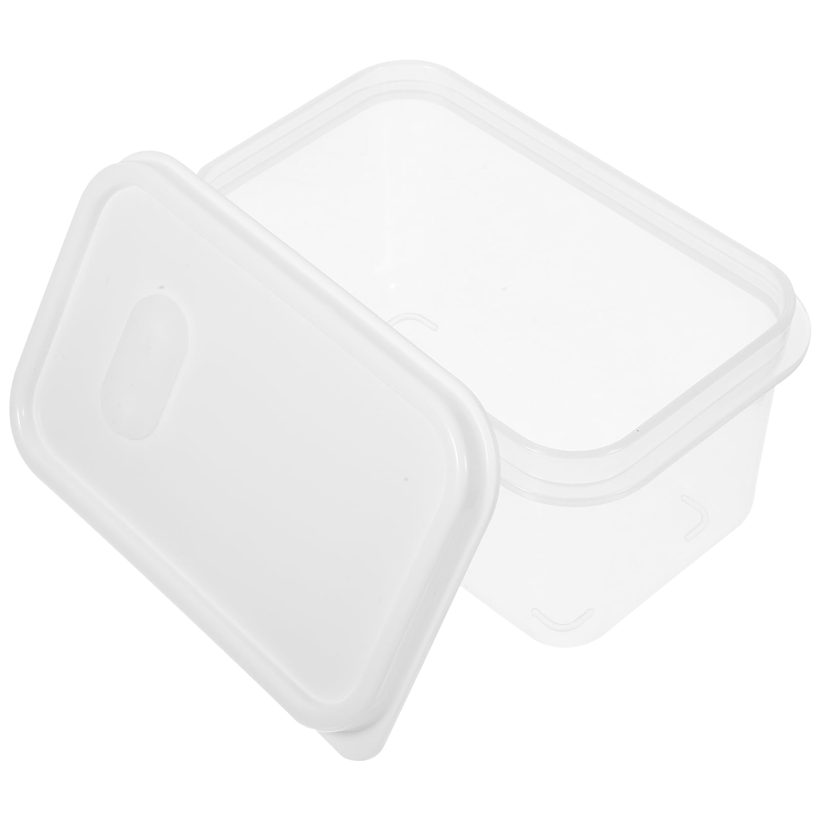 HEMOTON Plastic Storage Containers with Lids Small Bread Loaf Case ...