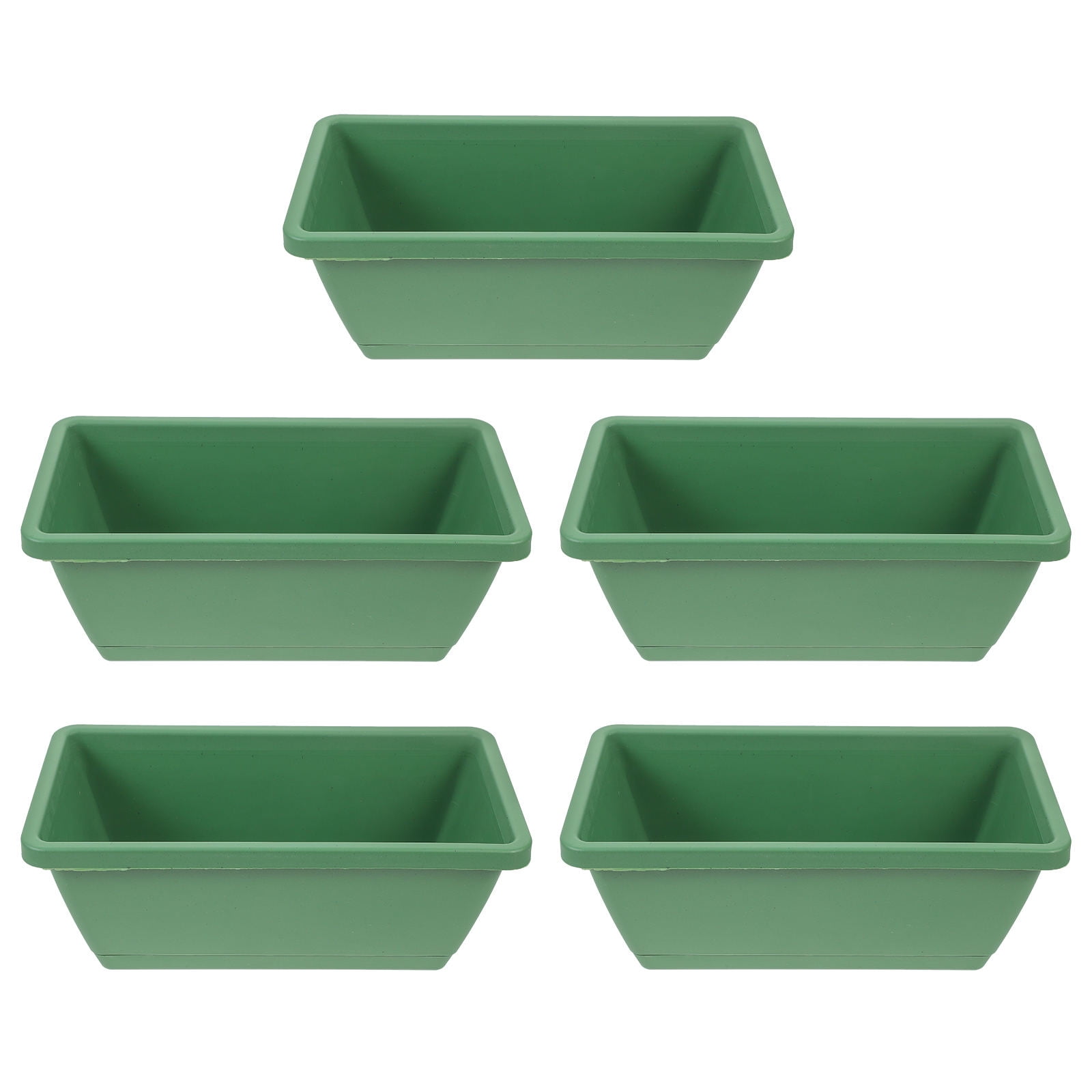 HEMOTON 5 Sets Scratch-Resistant Plastic Pots for Outdoor Plants, Ideal ...