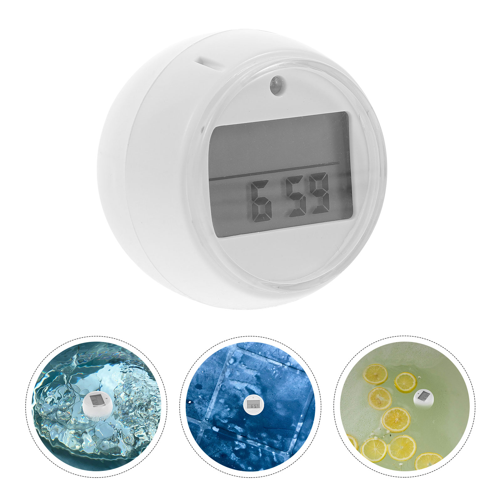 HEMOTON Pool Temperature Thermometer Ice-bath Floating Water ...