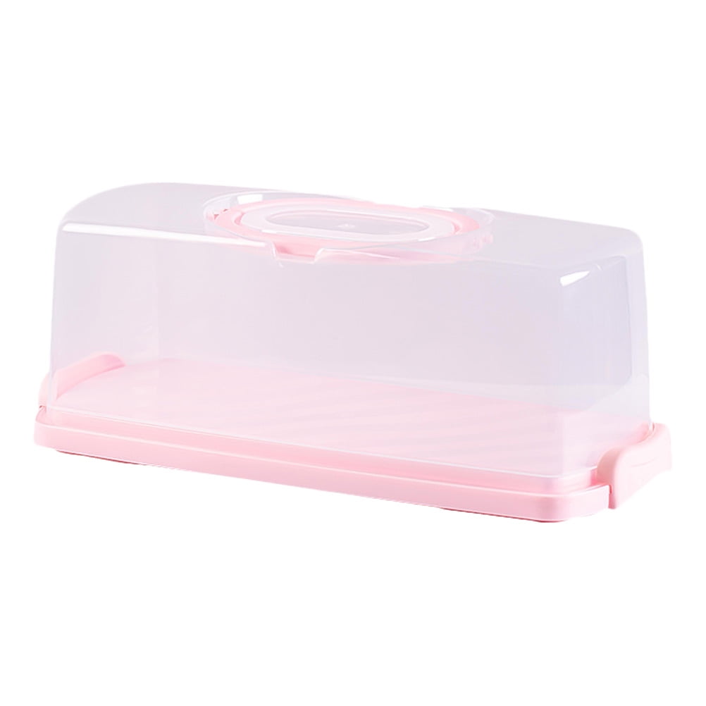 HEMOTON Portable Cake Box Toast Bread Wrapping Box Plastic Bread ...