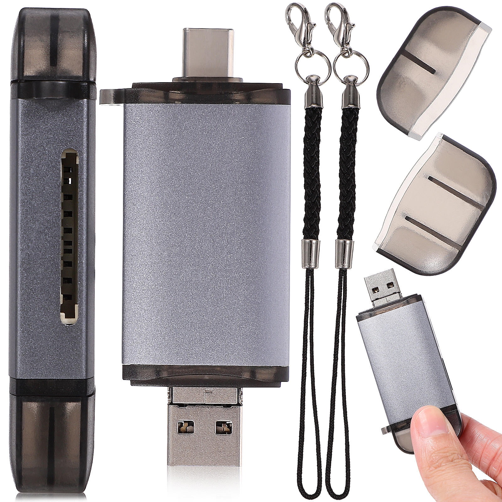 HEMOTON Portable Card Reader with Multifunction for Phone Use Made of ...