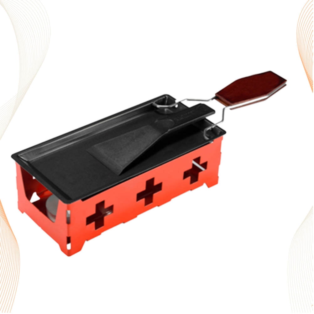 HEMOTON Portable Cheese Grill Set Nonstick Bakeware for Camping with ...