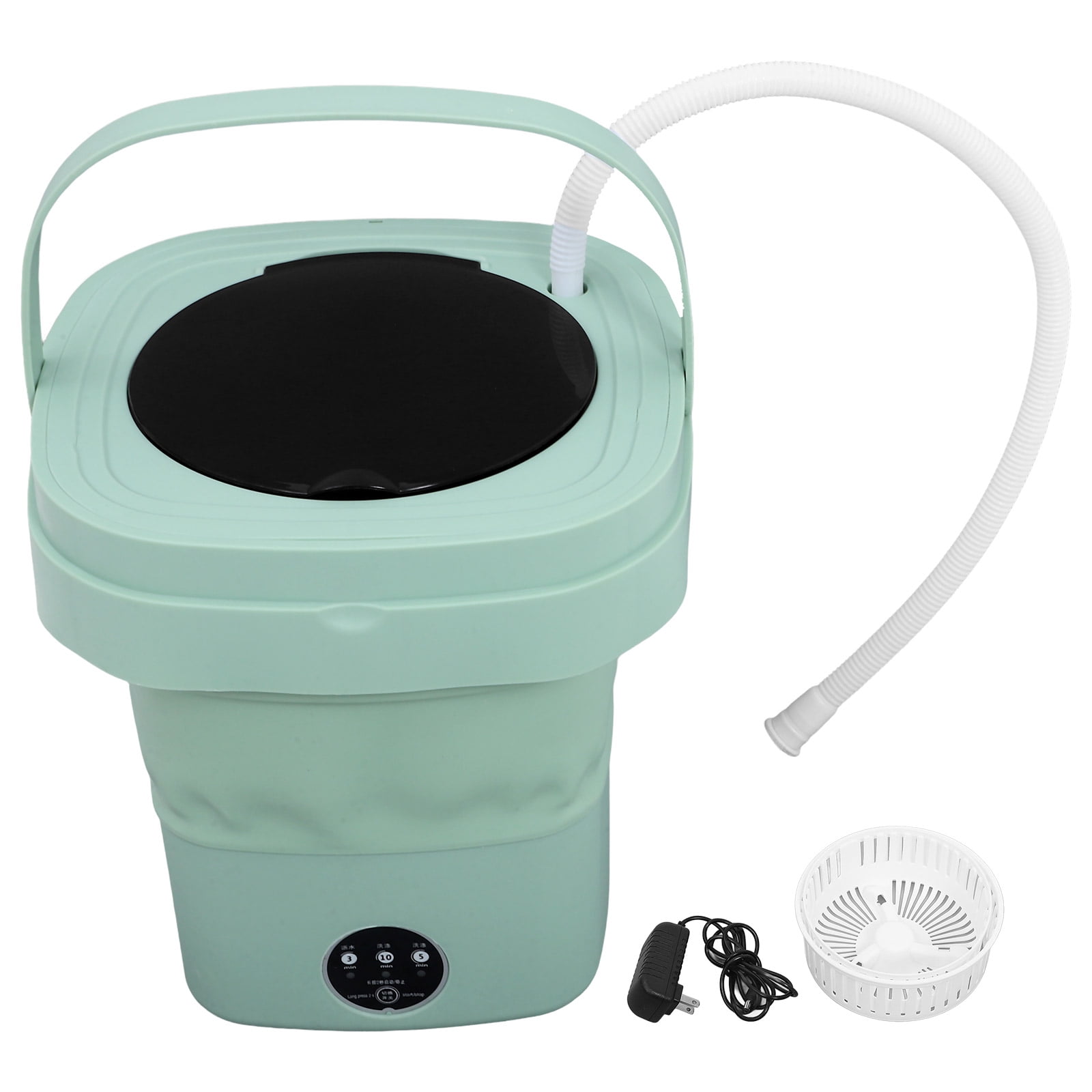 HEMOTON Portable Mini Washer for Cleaning Green Color Resin and Plastic ...