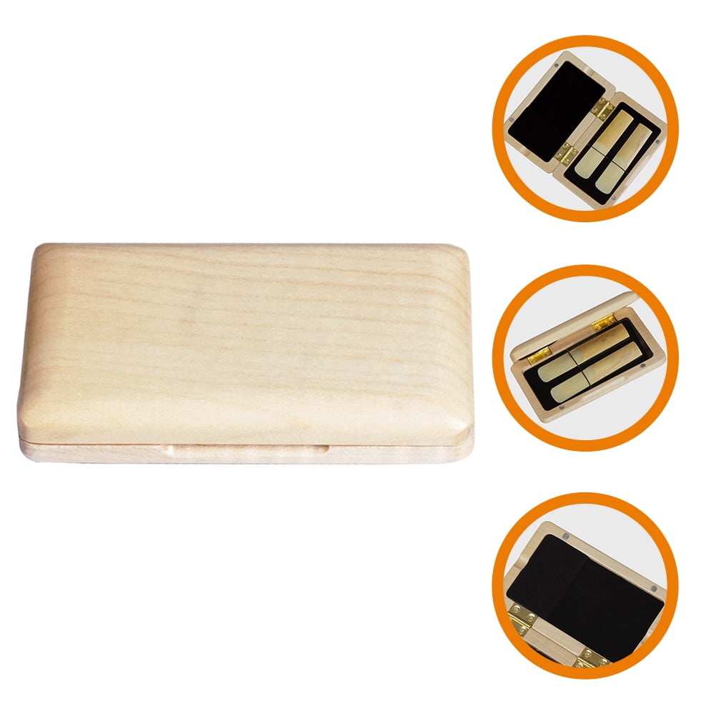 HEMOTON 1Pcs Wooden Oboe Reed Case for Musicians Storage Protection ...