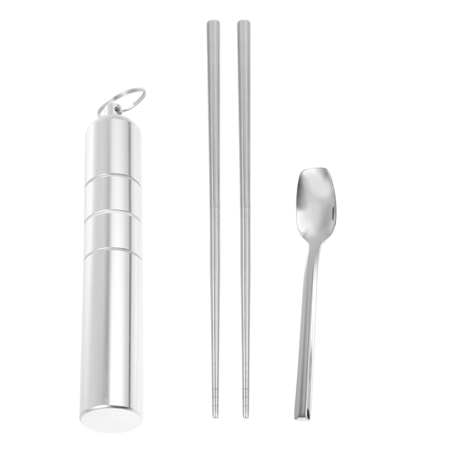 HEMOTON Portable Stainless Steel Cutlery Set with Storage Case for ...