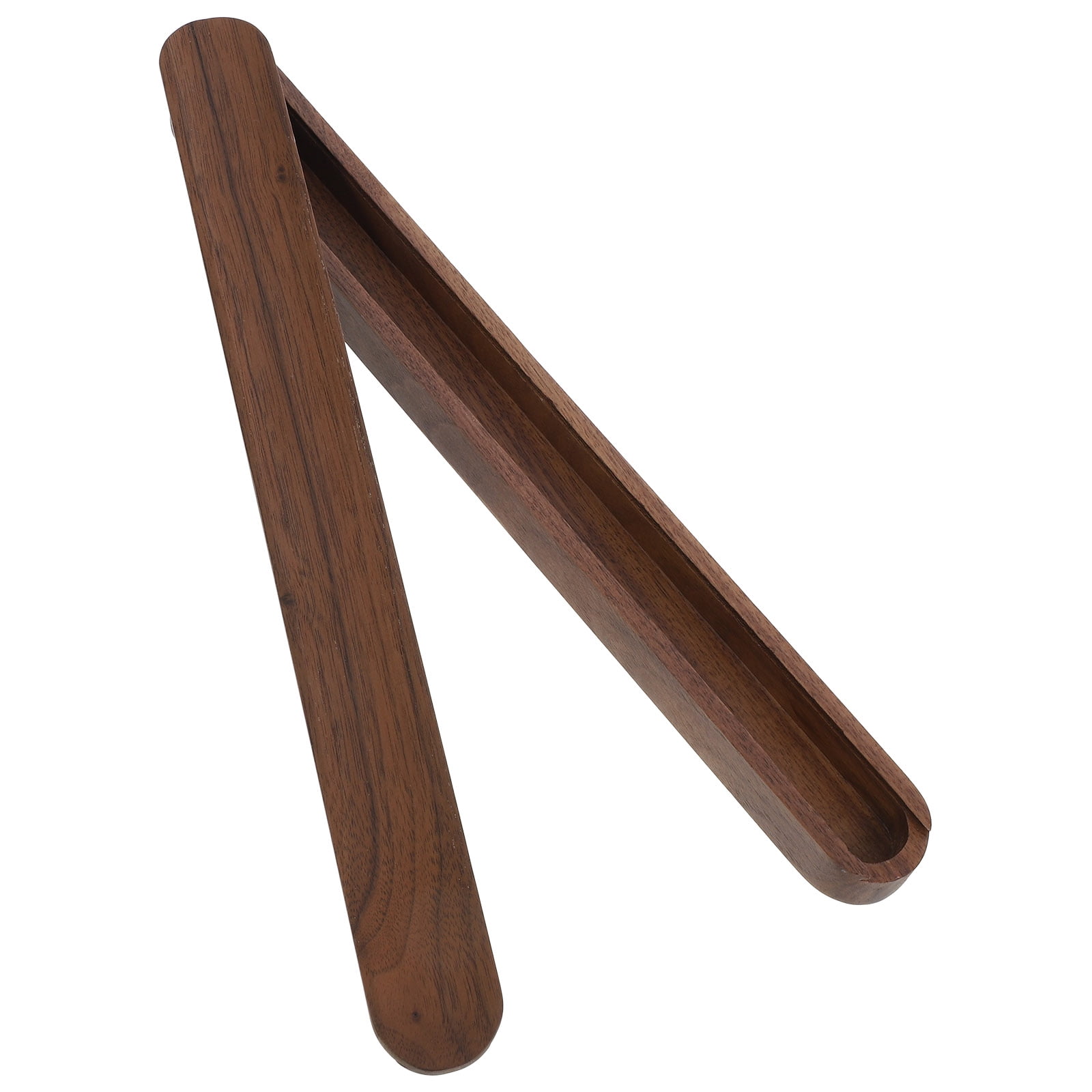 HEMOTON Portable Wooden Chopsticks Box for Storage Dark Brown Small ...