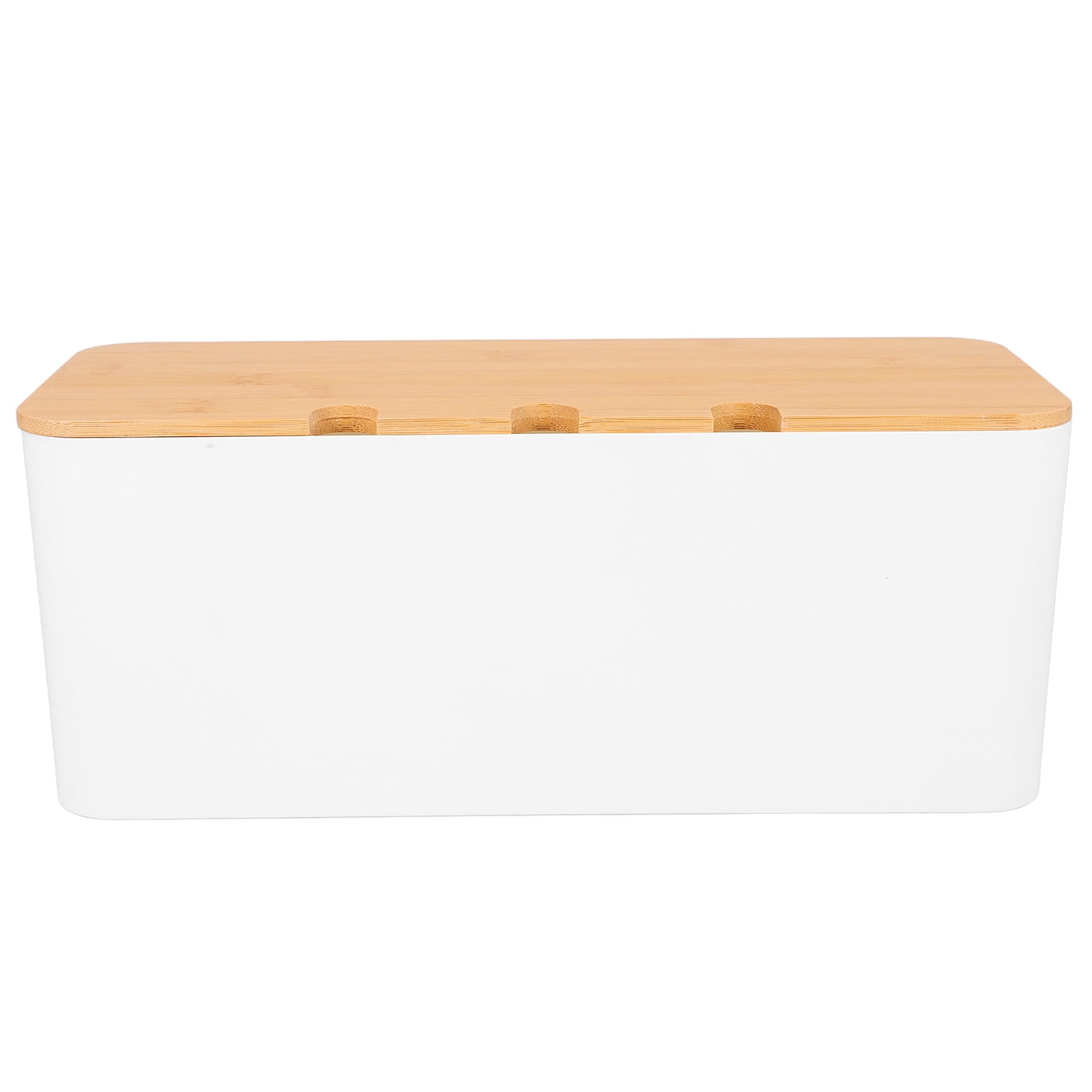 HEMOTON Power Cord Box Cable Management Box Cord Organizer for Desk ...