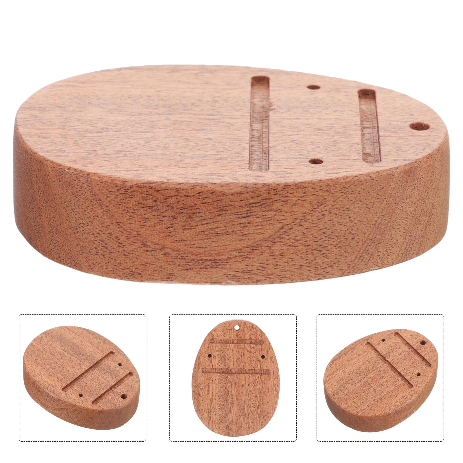 Phenofice Kalimba Parts Solid Wood Kalimba Base 1Pcs 2.8x2in - Walmart.com