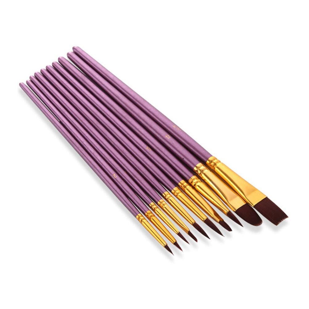 HEMOTON Professional Paintbrush Kit for Oil and Watercolor Painting ...
