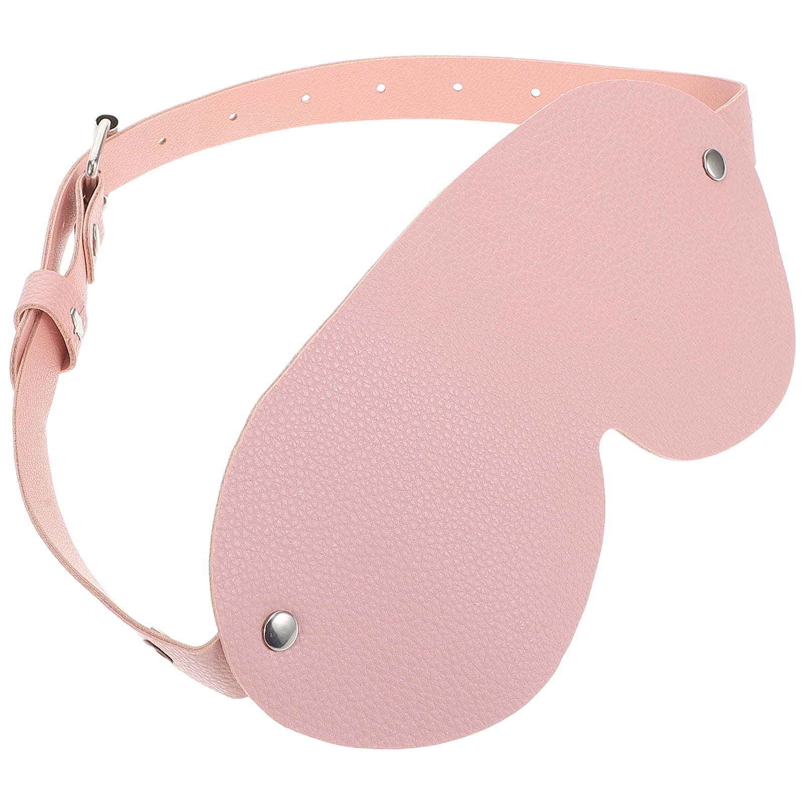 HEMOTON Pu Leather Blindfold Eye Mask For Games Light Blocking For ...