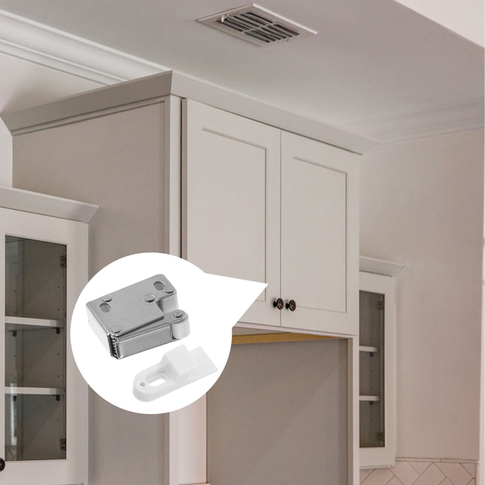 HEMOTON Push to Open Door Latch with Self Rebounding Design for Closet ...