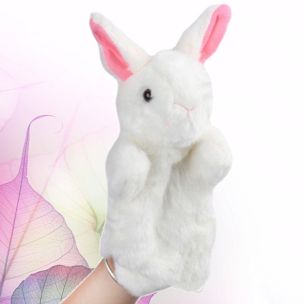 HEMOTON Rabbits Plush Hand Puppet Toys Kids' Child Toddler - Walmart.com