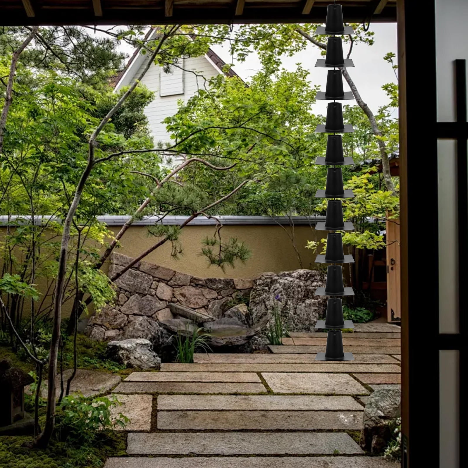 HEMOTON Rain Chain Gutter Adapter Sturdy Rain Chain Installation ...