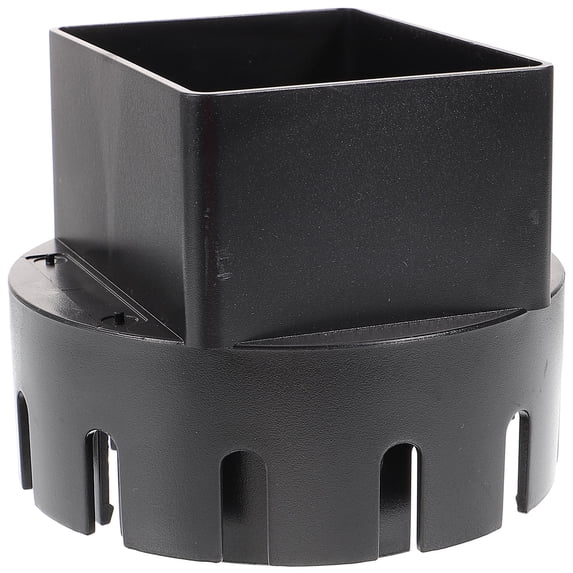 HEMOTON Rainwater Collectors 1Set Black PVC Downspout Diverter for ...