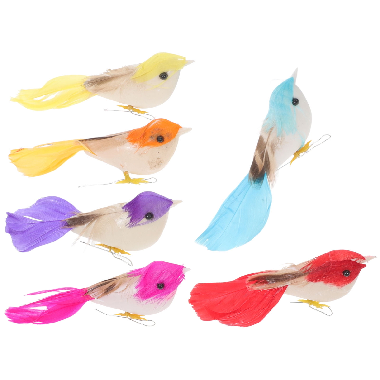 HEMOTON Realistic Bird Decorations for Garden and Floral Arrangements ...