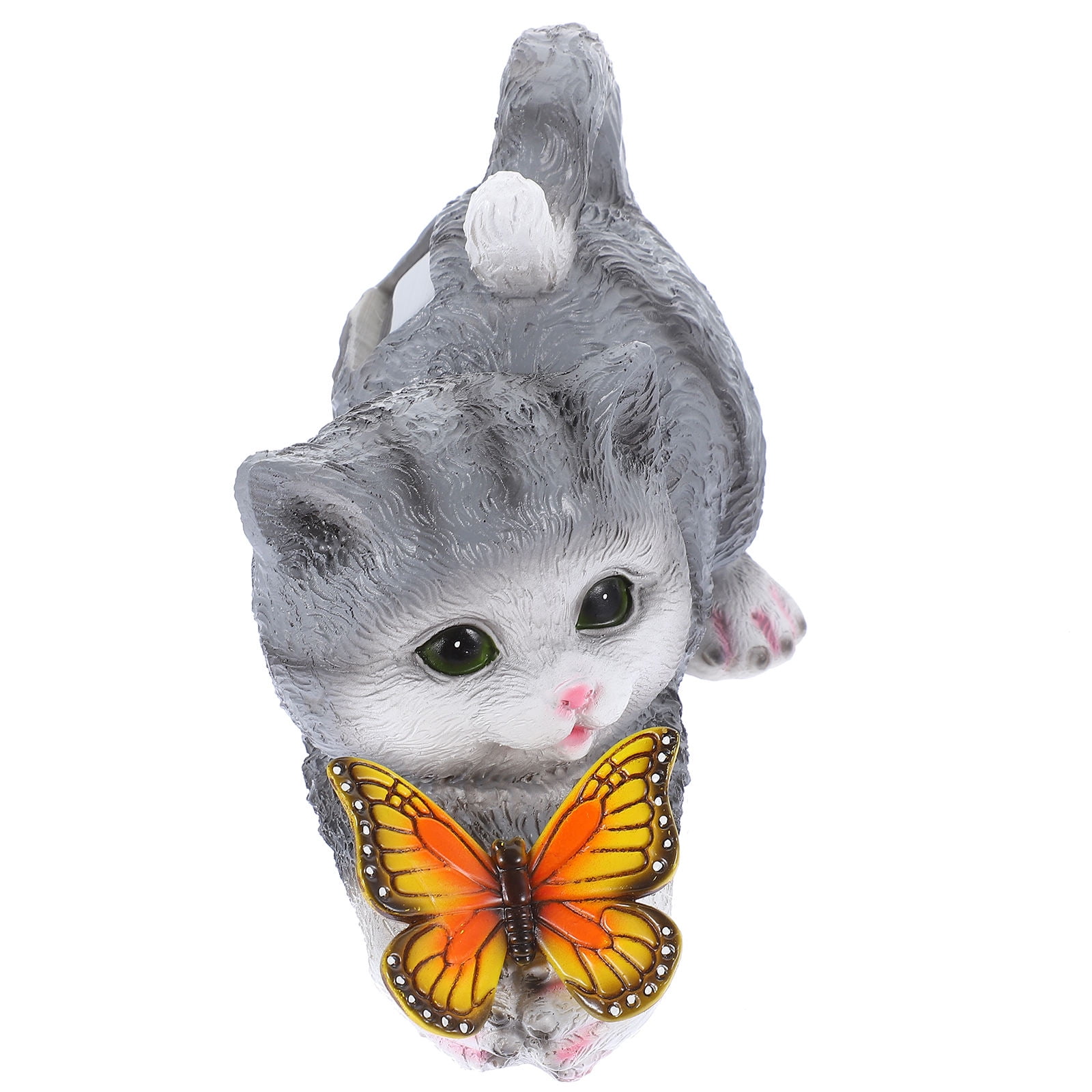 HEMOTON Realistic Simulation Cat Figurine Resin Simulated Animal Model ...