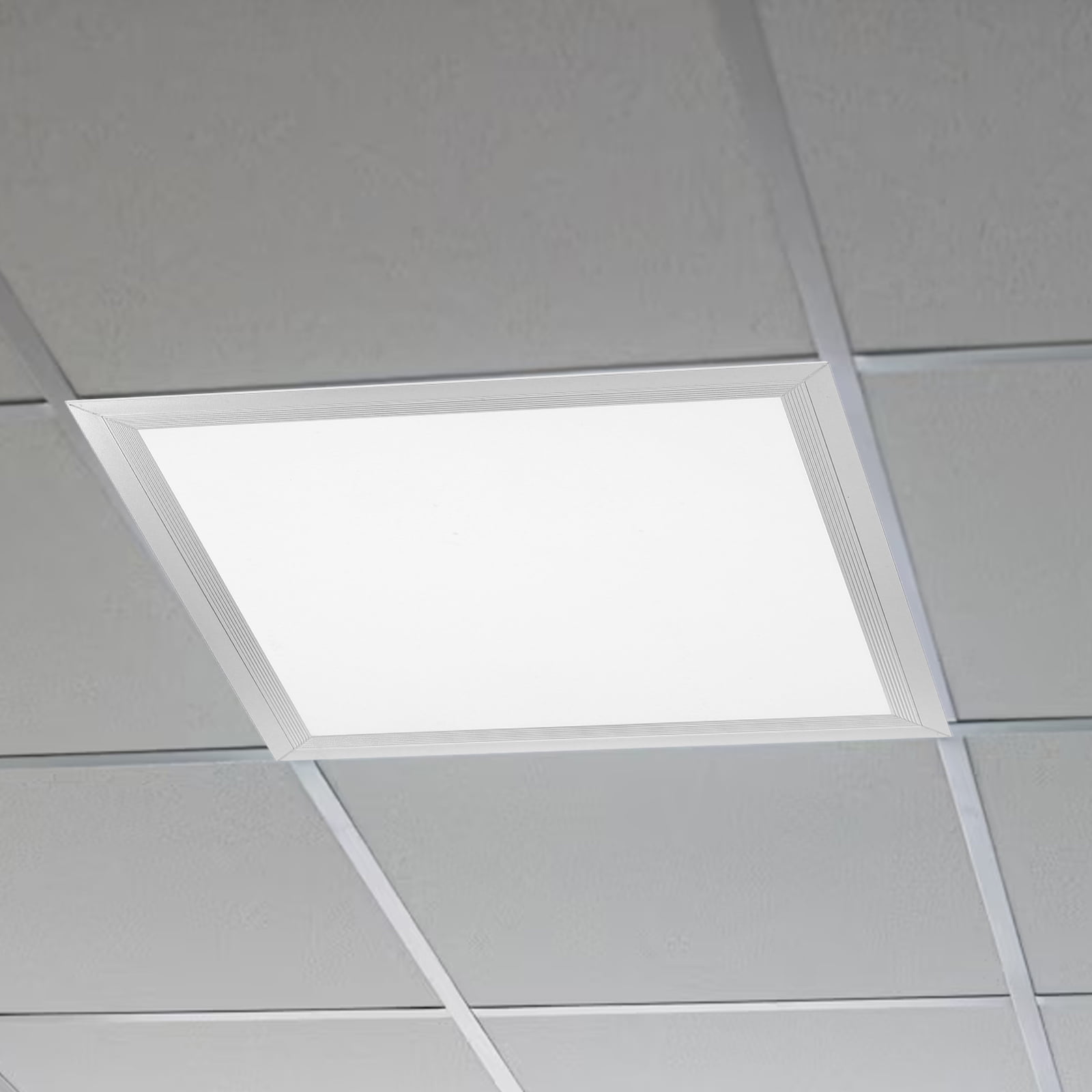 HEMOTON Recessed Square Ceiling Light Cover Covers for Lights Silver ...