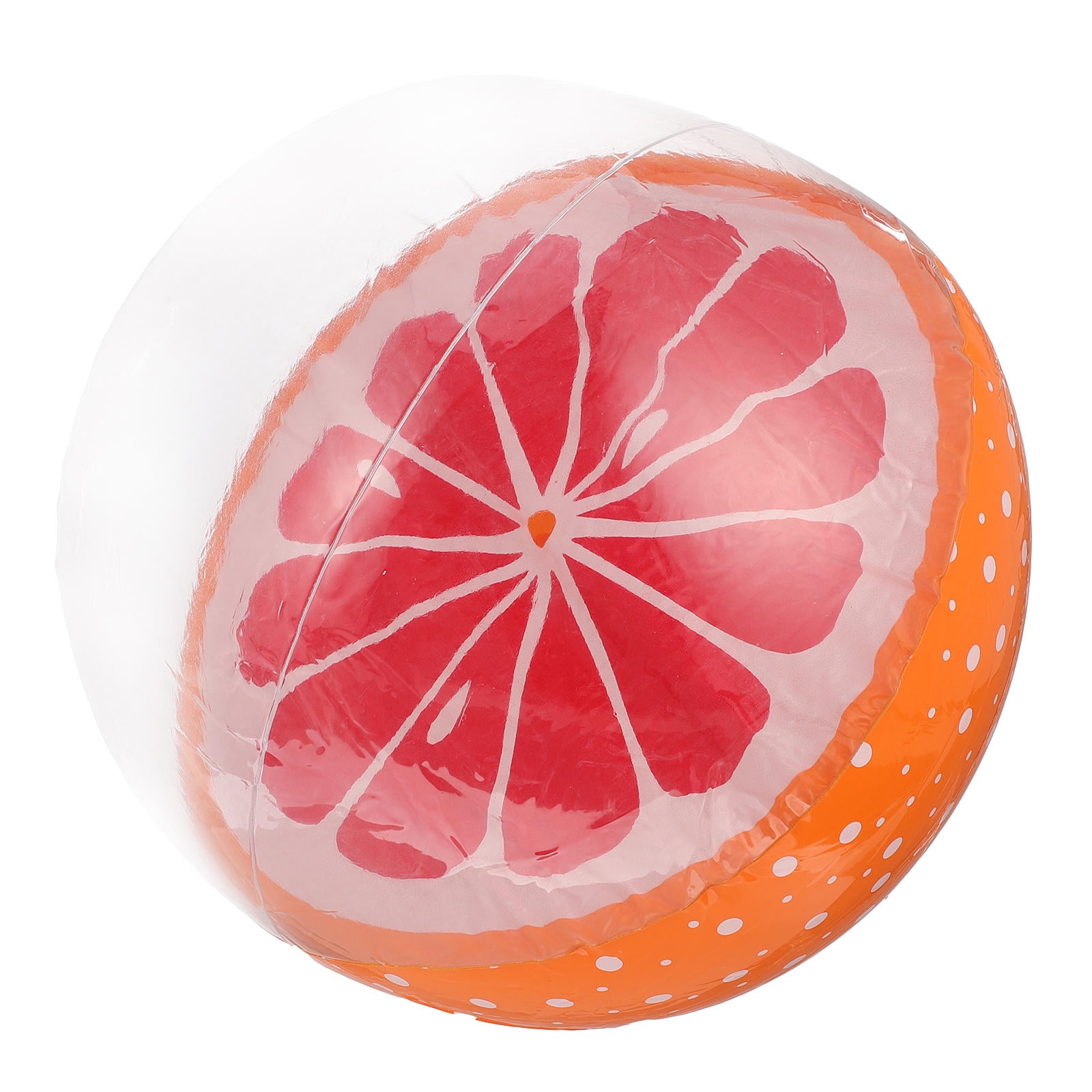 HEMOTON Red PVC Inflatable Beach Ball for Kids Playing Safe Toy Perfect ...