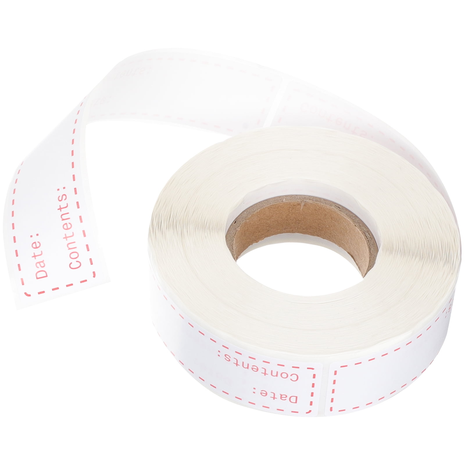 HEMOTON Red Writeable Paper Food Labels for Decor Easy to Remove and ...