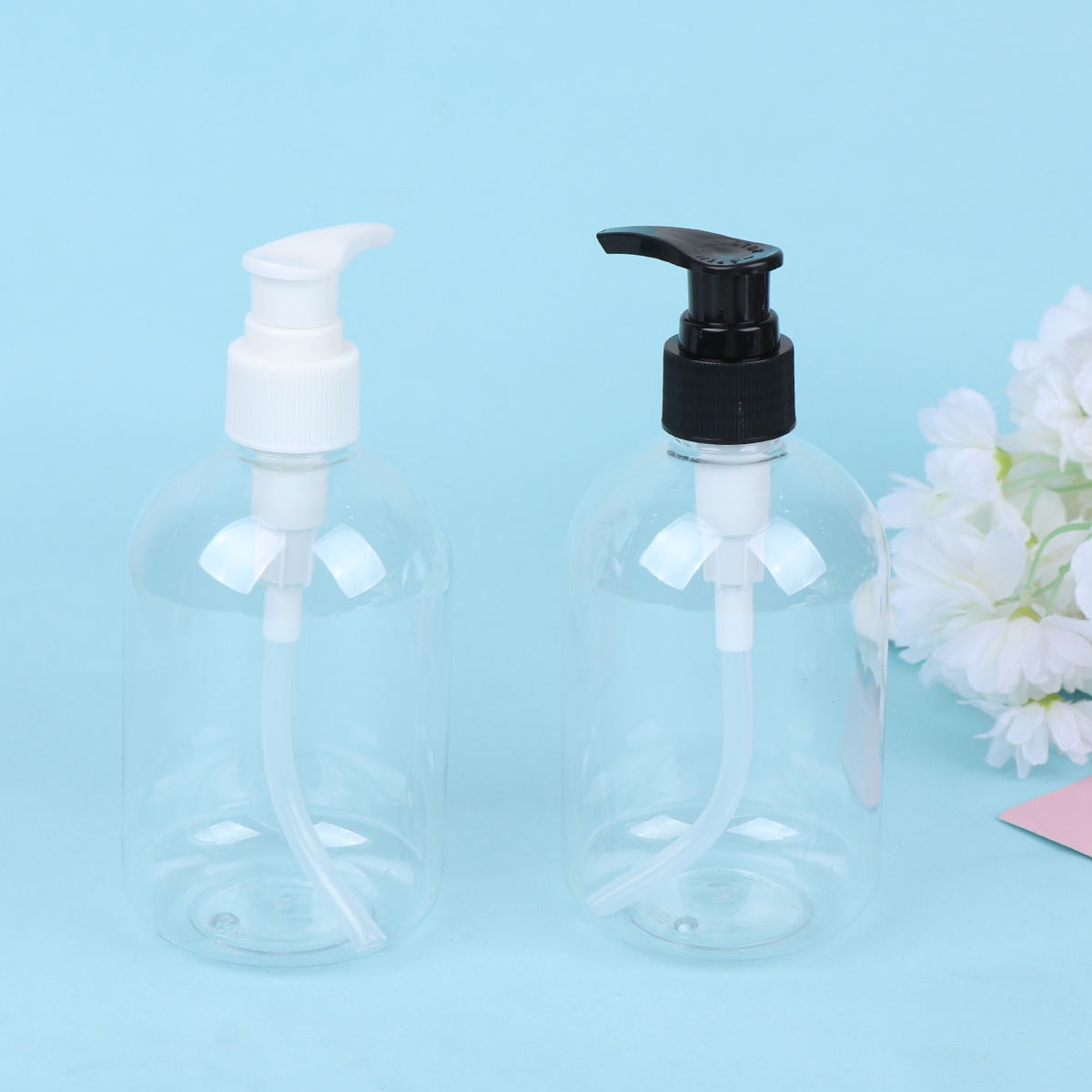 HEMOTON Refillable Shampoo Bottles for Home Bathroom in Assorted Colors ...