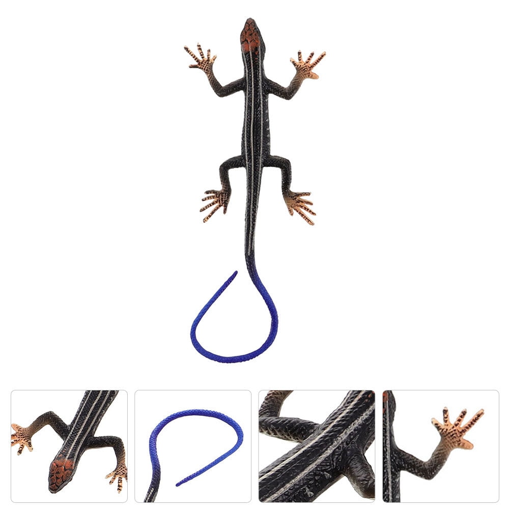 HEMOTON Reptiles Lizard Figurines Four-legged Snake Model Appearance of ...