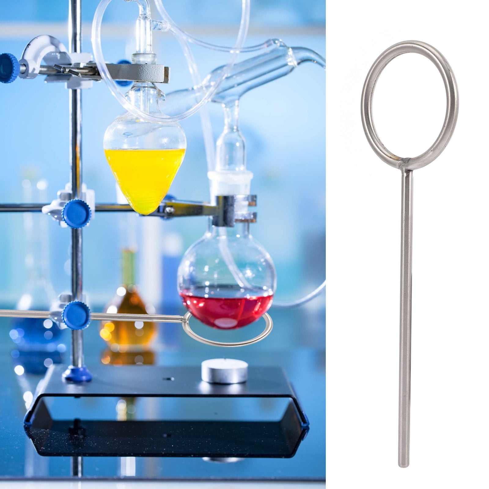 HEMOTON Retort Stainless Steel Support Ring Laboratory Glassware Holder ...