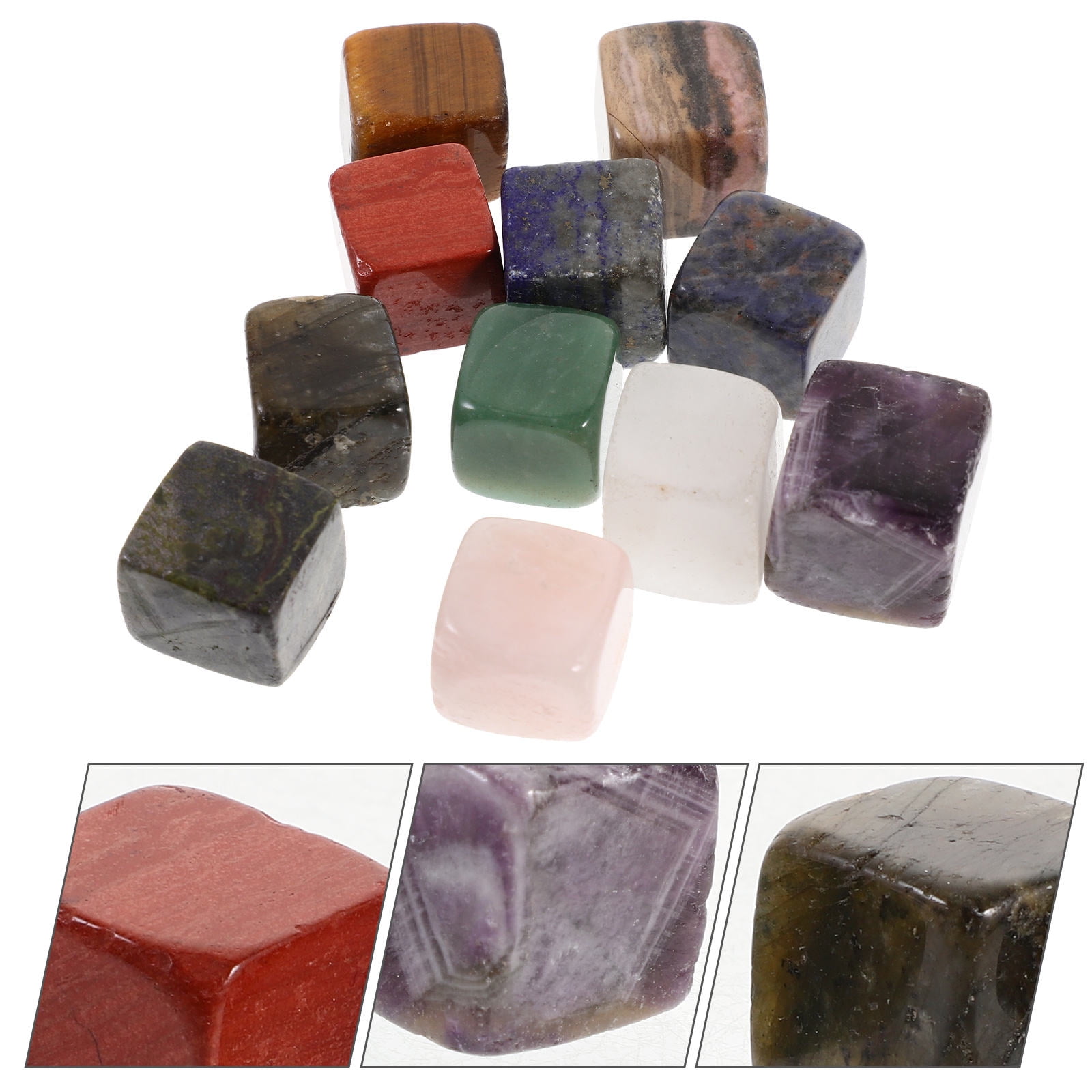 HEMOTON Reusable Crystal Whiskey Stones for Decor Multi Color Enjoy ...