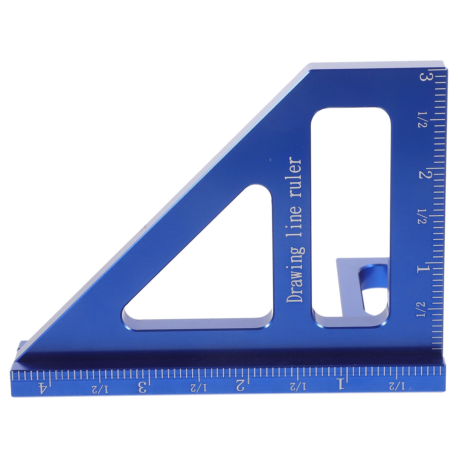 HEMOTON Right Angle Ruler 45 90 Degree Scriber Layout Measuring Tool ...