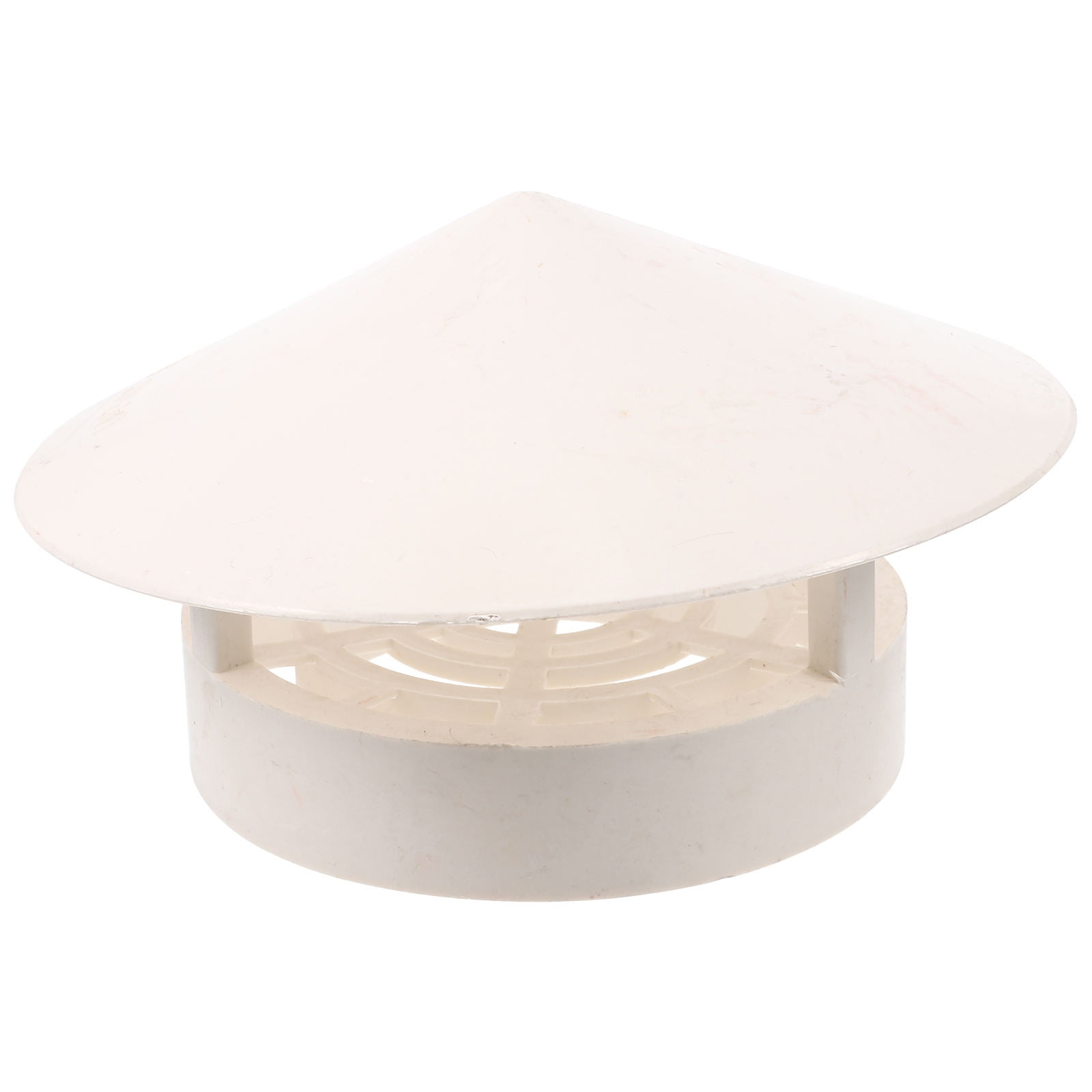 RENACLIPY Chimney Weatherproof Cover White PVC for Roof Vent and Funnel ...