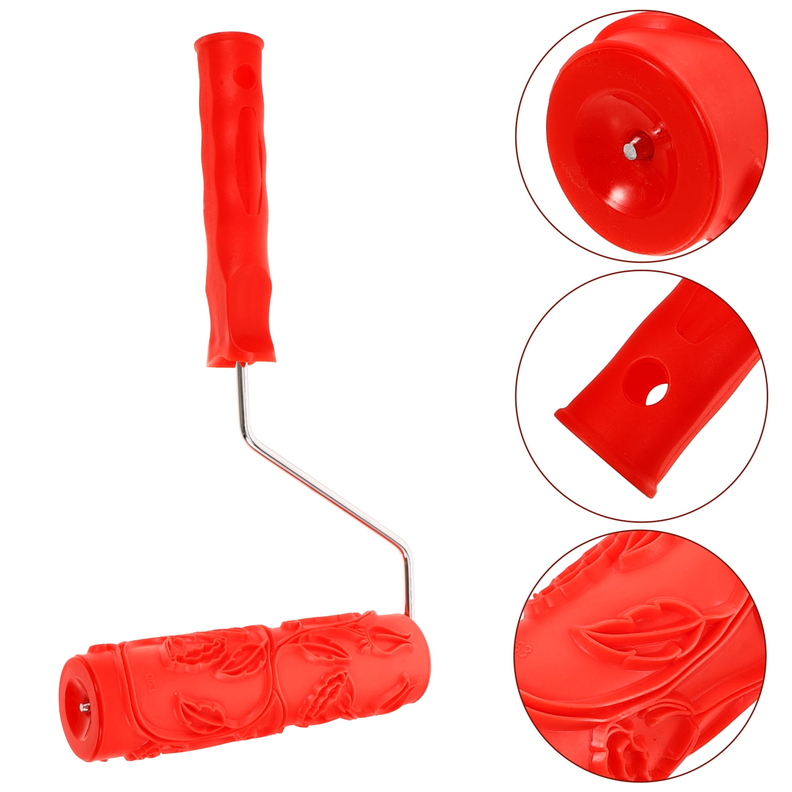HEMOTON Rubber Paint Roller Texture Roller Rubber Roller Patterned ...