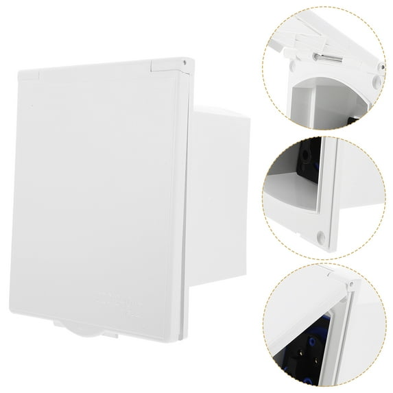 HEMOTON Rv Inlet Socket Inlet Generator Inlet Box Outdoor Power Inlet ...